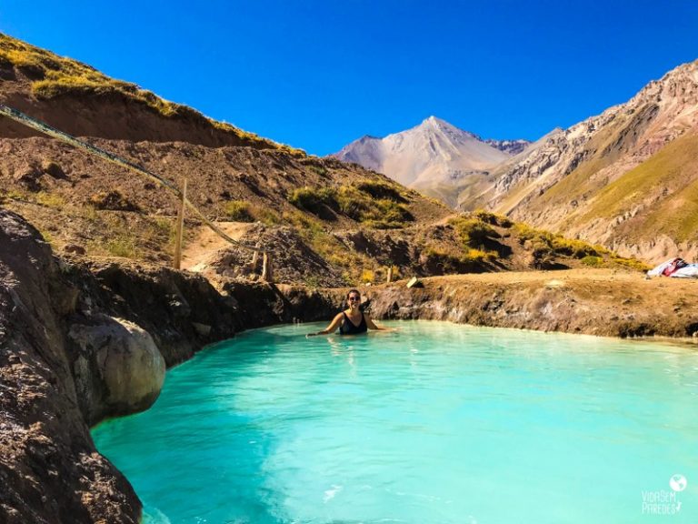 Passeio nas Termas de Colina em Cajón del Maipo, Santiago