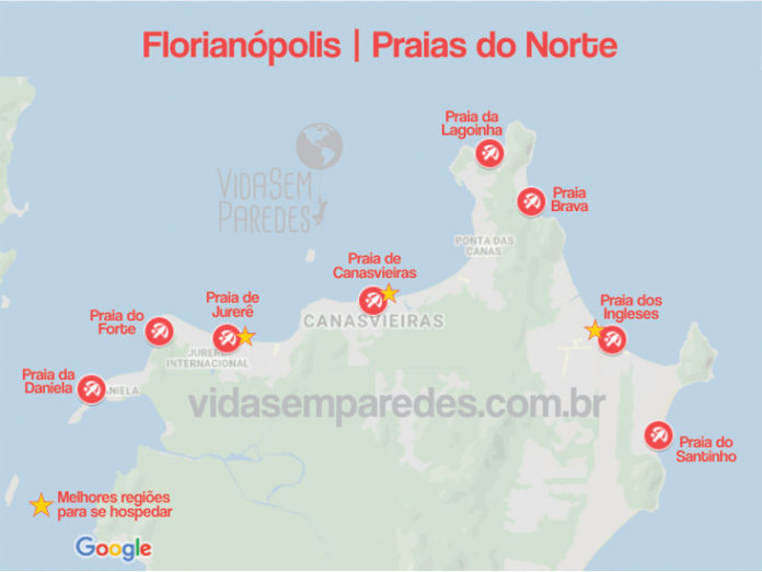 Praias de Florianópolis: 19 que você precisa conhecer [com mapa]