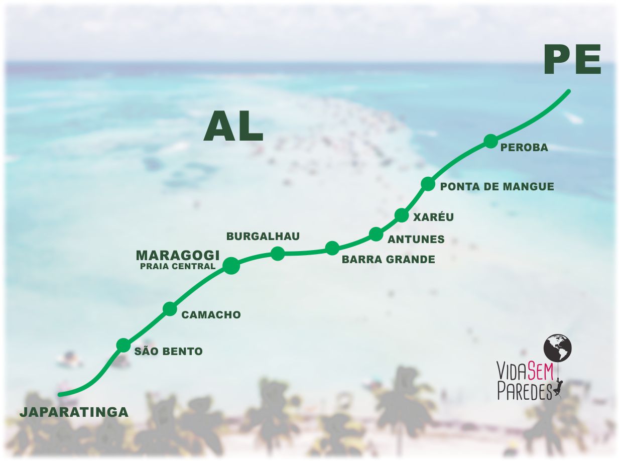 Praias em Maragogi, AL: as 7 que recomendamos [+exta]